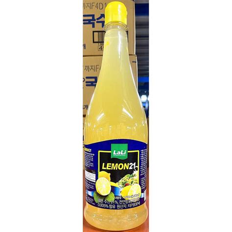 라리 레몬주스 레몬21 1000ml X6 최저가 사업자 식자재 식봄