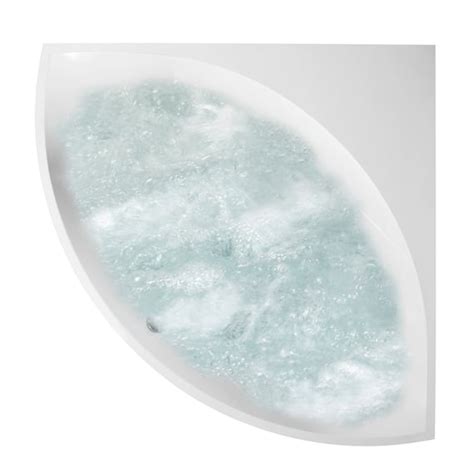Villeroy And Boch Squaro Corner Whirlbath With Airpool Entry With Filling Function Via Overflow