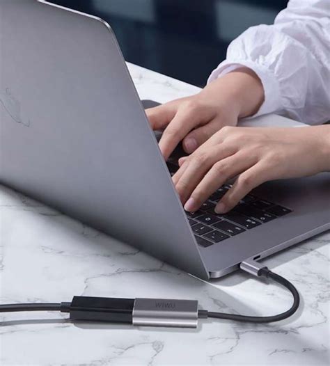 Jual Usb Type C Hub To Hdmi 4k 60hz Wiwu Alpha Hdmi Laptop IPad MacBook Adapter Dongle Di Seller