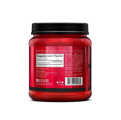 Bsn Creatine Monohydrate 309gr Bunker Mayorista