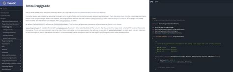 Improve Plugin Installupgrade Docs · Issue 192 · Mauticdeveloper Documentation · Github