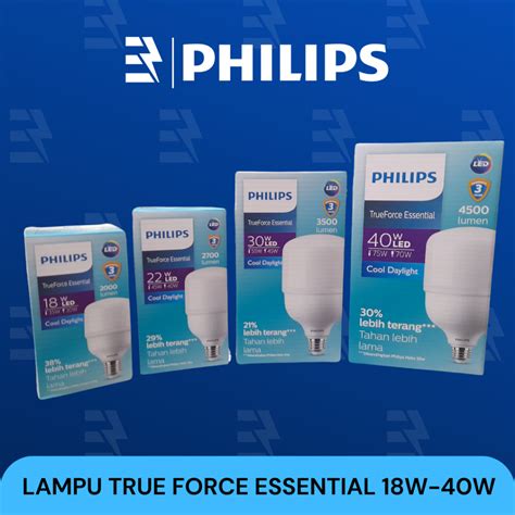 Jual Lampu Led Philips True Force Essential 18w 40w Cool Daylight