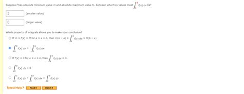 Solved Suppose F Has Absolute Minimum Value M And Absolute Chegg