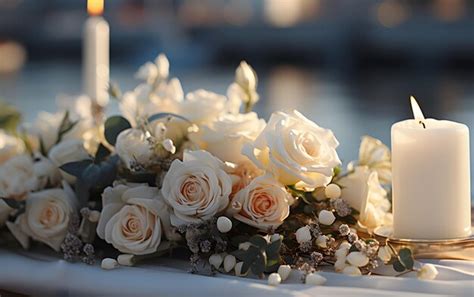 Premium Ai Image Luxury Launch Table Beautiful Tropical Sea