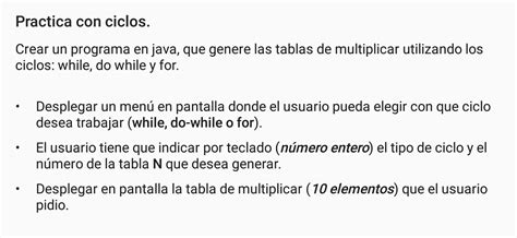 Programación en Java Programa en java que genera las tablas de multiplicar utilizando ciclos