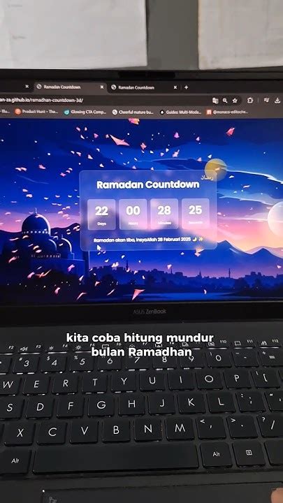 Countdown Ramadhan Animasi 3d👨‍💻 Ramadhan Coding Programmer Htmlcss Youtube