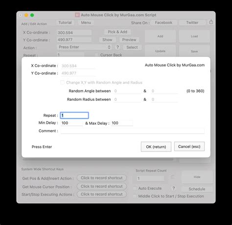 Automate Mouse Clicking Key Pressing And More With Auto Mouse Click For Mac