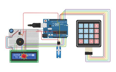 Circuit Design Iot Mini Project Tinkercad