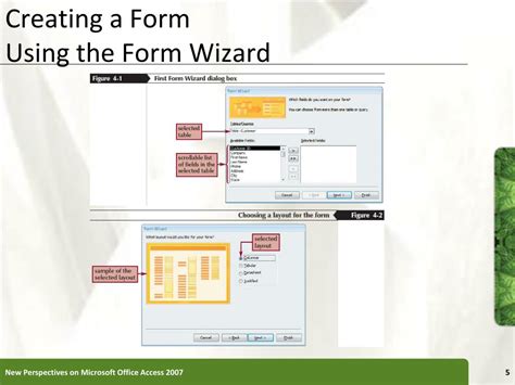 Ppt Access Tutorial 4 Creating Forms And Reports Powerpoint