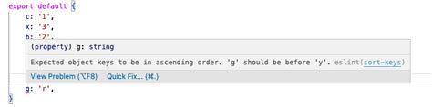 Typescript Is There An Eslint Rule For Sorting Things Other Than Object Keys Stack Overflow