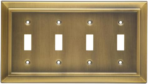 Dyekou Metal Wall Plate For Electrical Outlets Decorative Antique
