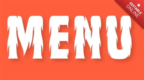 Menu Hairy Font Style Text Effect Generator