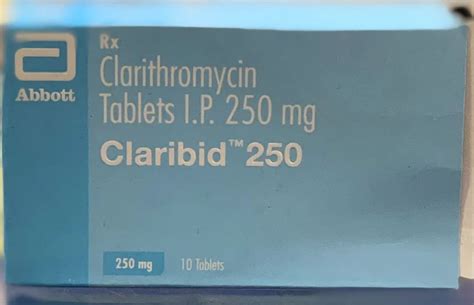 Claribid Clarithromycin Tablet At ₹ 450stripe Clarithromycin Tablets In Nagpur Id