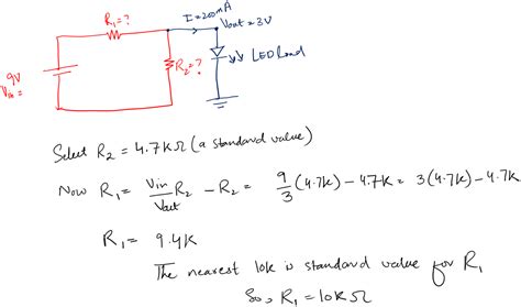 Design A Resistor Voltage Divider Step By Step