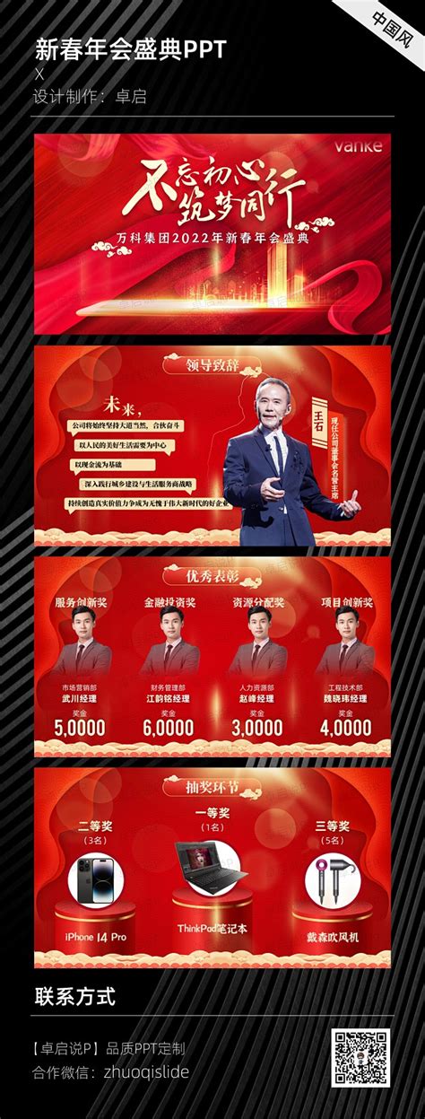 作品案例展示新春年会盛典PPT