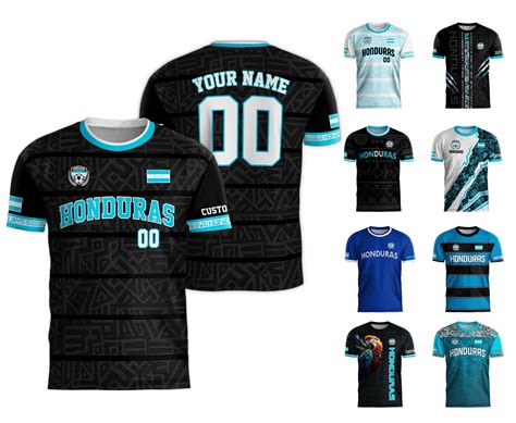 Custom Honduran Soccer Jerseys Honduras Jersey Men Customized Jersey