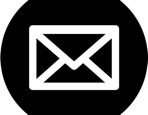 Email Icon Black And White At Collection Of Email