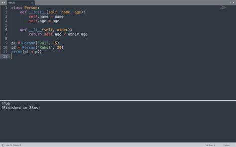 Making A Python User Defined Class Sortable And Hashable Askpython