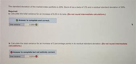 Solved The Standard Deviation Of The Market Index Portfolio Solved The Standard Deviation Of The Market Index Portfolio
