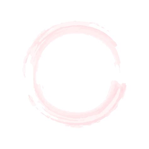 부드러운 분홍색 원 수채화 브러시 벡터 원 수채화 브러시 Png 일러스트 및 벡터 에 대한 무료 다운로드 Pngtree
