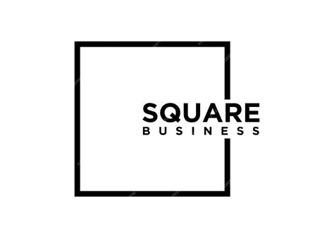 Premium Vector Illustration Square Logo Design Template Business
