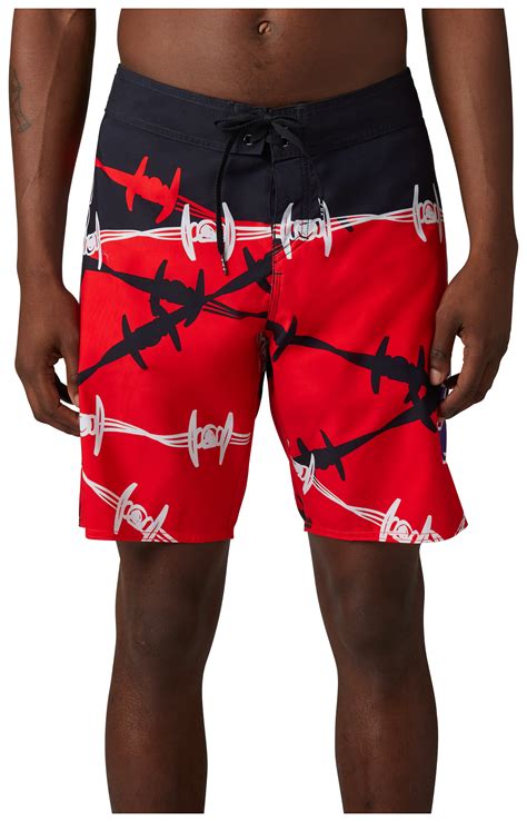 Fox Racing Barb Wire Board Shorts Cycle Gear