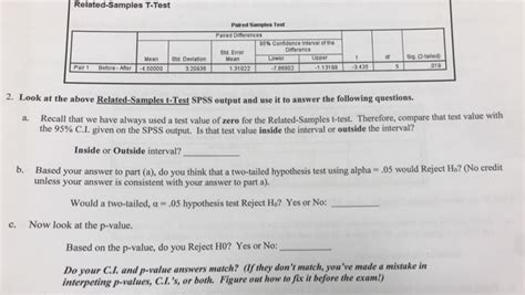 Solved Related Samples T Test Paired Samples Test Paired Chegg Com