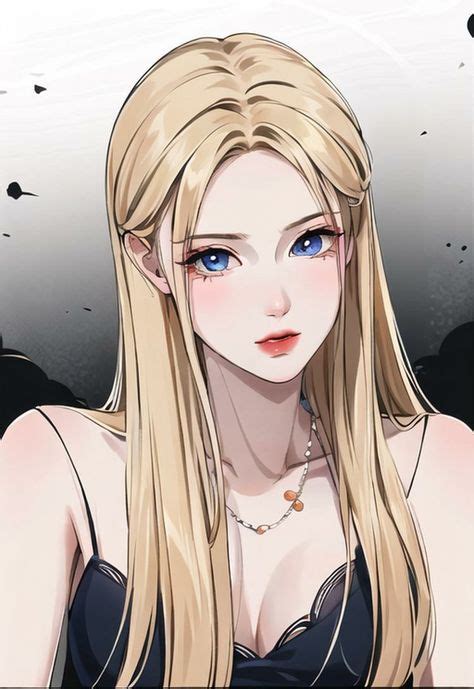 Anime Blonde Hair Female Blue Eyes