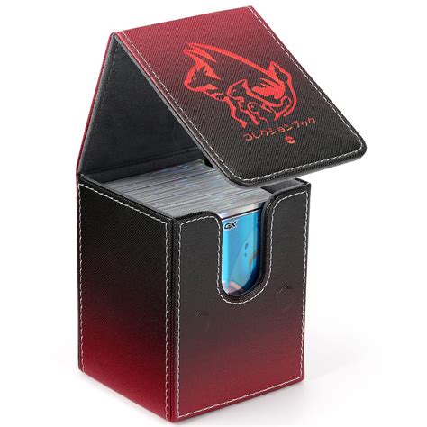 Collectible Trading Card Case Mtg Deck Card Storage Box For 100 Tcg