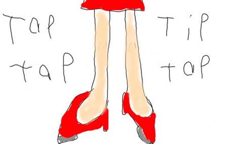 Tap Dancing Feet Of The Woman In Red By Mermaidlovertyler On Deviantart