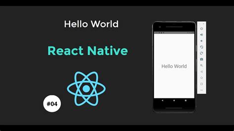 React Native Tutorial 4 Hello World Program In React Native Core Components In React Native