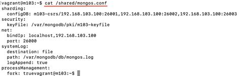 m103 basic cluster administration learn mongodb