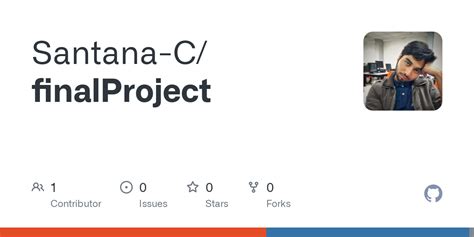 Github Santana Cfinalproject