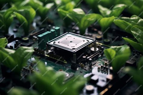 Premium Ai Image Hardware Chips Semiconductor Digital Service Motherboard Equipment Technology