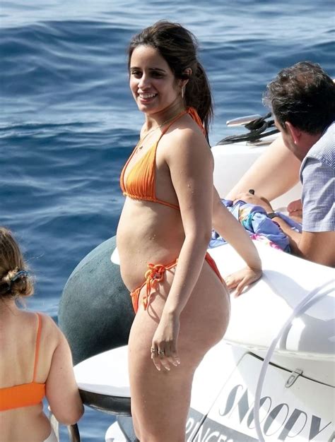 Camila Cabello Bikini Thong Photos In Italy Paparazzi Celebrity