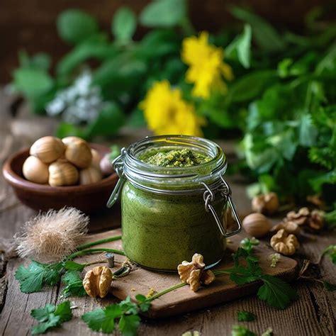 Premium Ai Image Italian Genovese Pesto