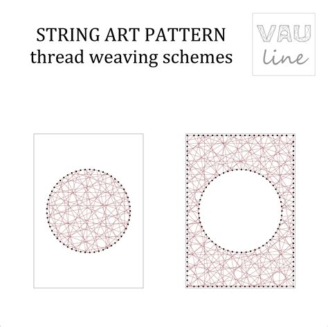 simple printable string art cat template instant download cat layout