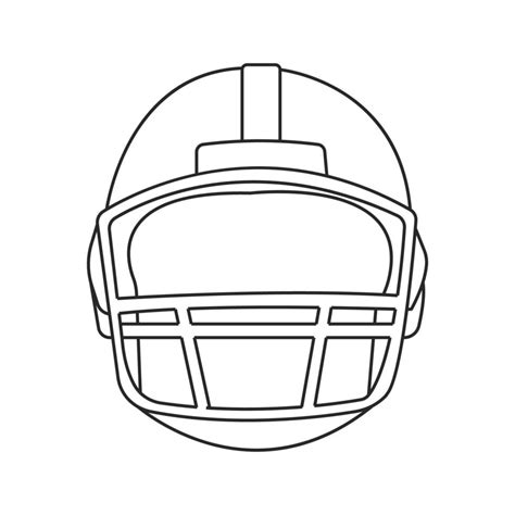 Football Helmet Vector 11883615 Vector Art At Vecteezy