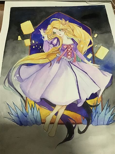 Artstation Fanart Rapinzel