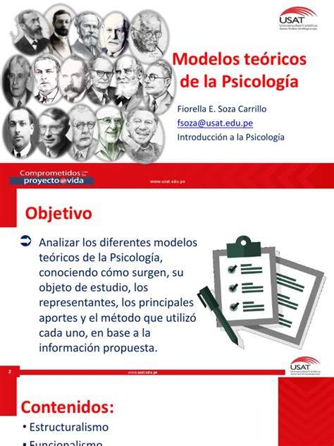 Modelos Teóricos De La Psicología Pdf