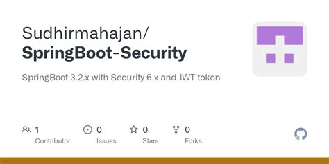 GitHub Sudhirmahajan SpringBoot Security SpringBoot 3 2 X With