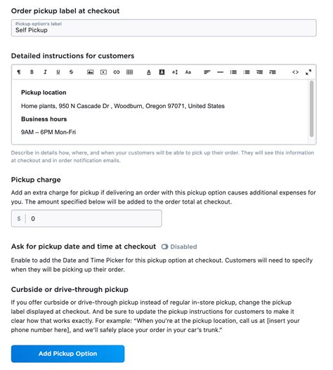 Order Pickup Ecwid Help Center