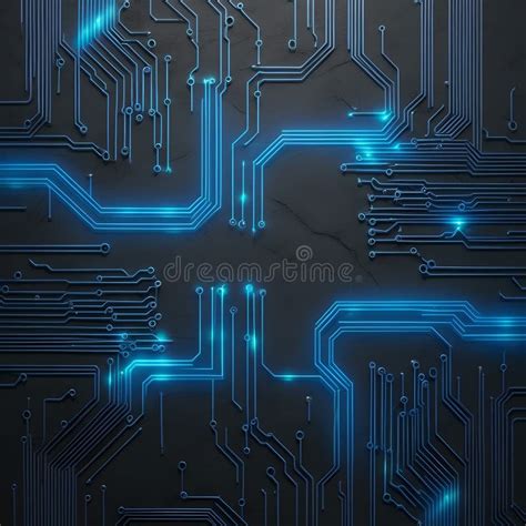 Futuristic Circuitry Stock Illustration Illustration Of Electronics