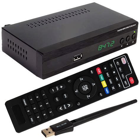 Dekoder Dvb T2 Tv Naziemnej Tuner Full Hd Hevc H 265 Pilot Hdmi Scart Usb Sklep Opinie Cena