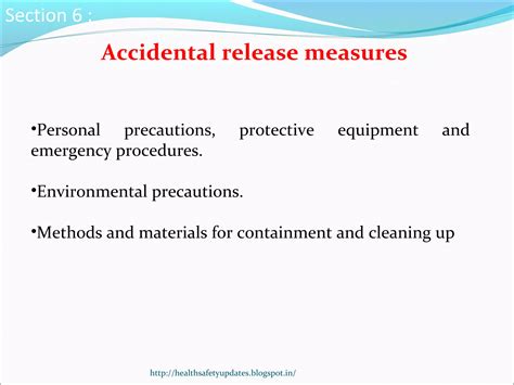 Material Safety Data Sheet PPT First Aid Injuries