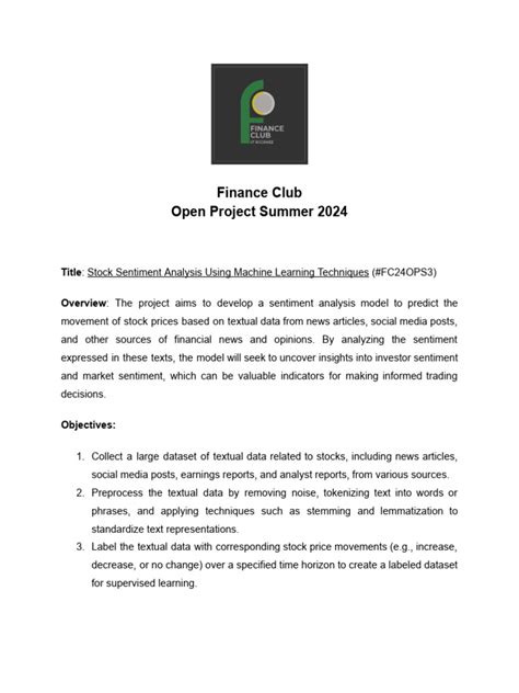 Stock Sentiment Analysis Pdf Machine Learning Receiver Operating