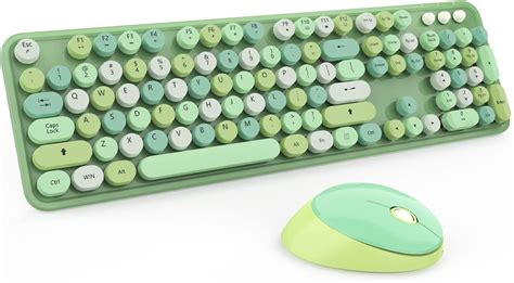 Letton Wireless Typewriter Keyboard And Mouse Combo Gearmusthave