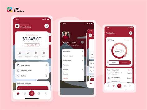 Banking Mobile App Mobile Design Concept By Capi Product On Dribbble