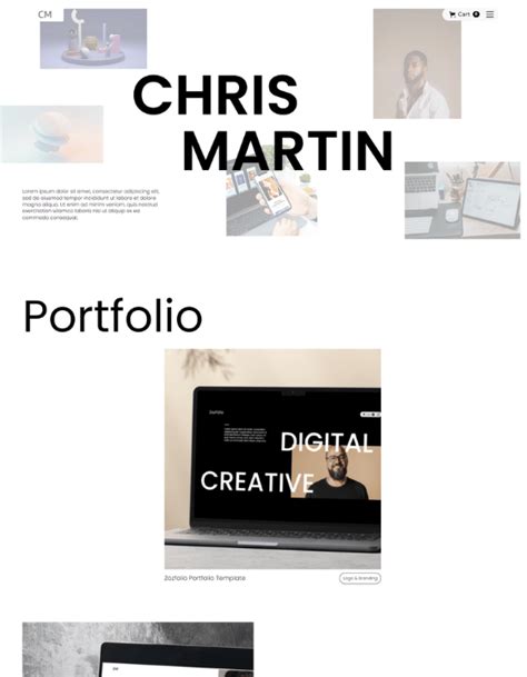 Chris Martin Portfolio Html5 Responsive Website Template