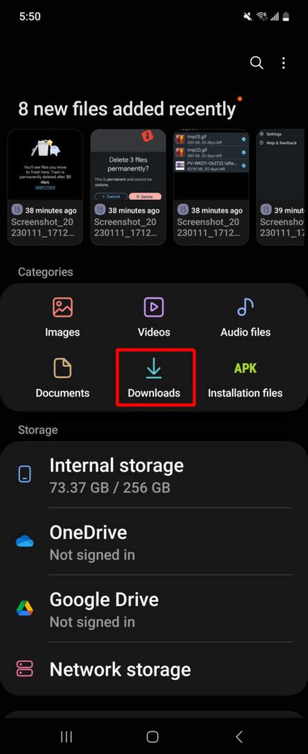 How To Delete Downloaded Files On An Android Device Android Authority